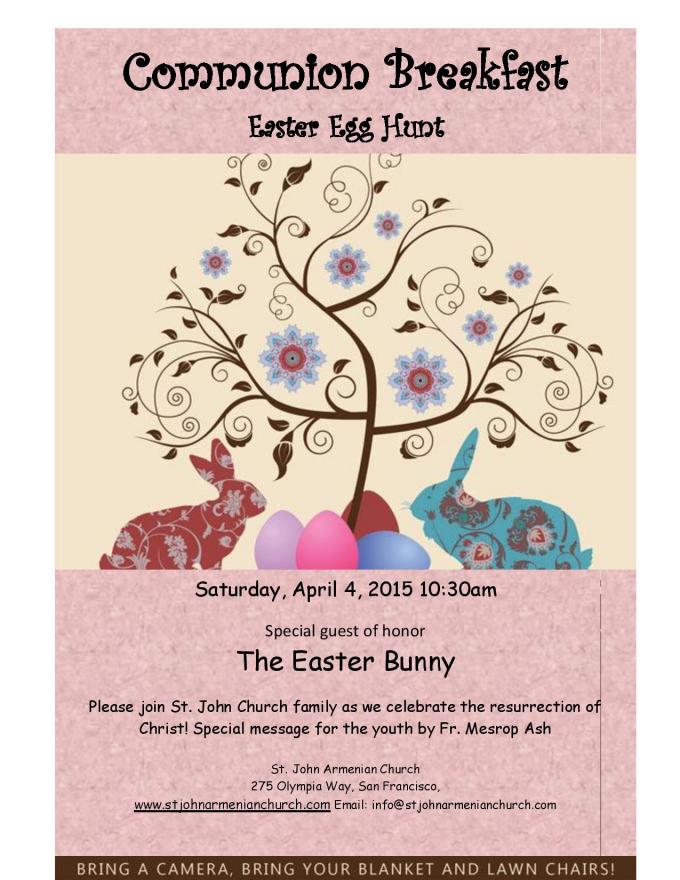 Communion Breakfast | St. John Armenian Apostolic Church